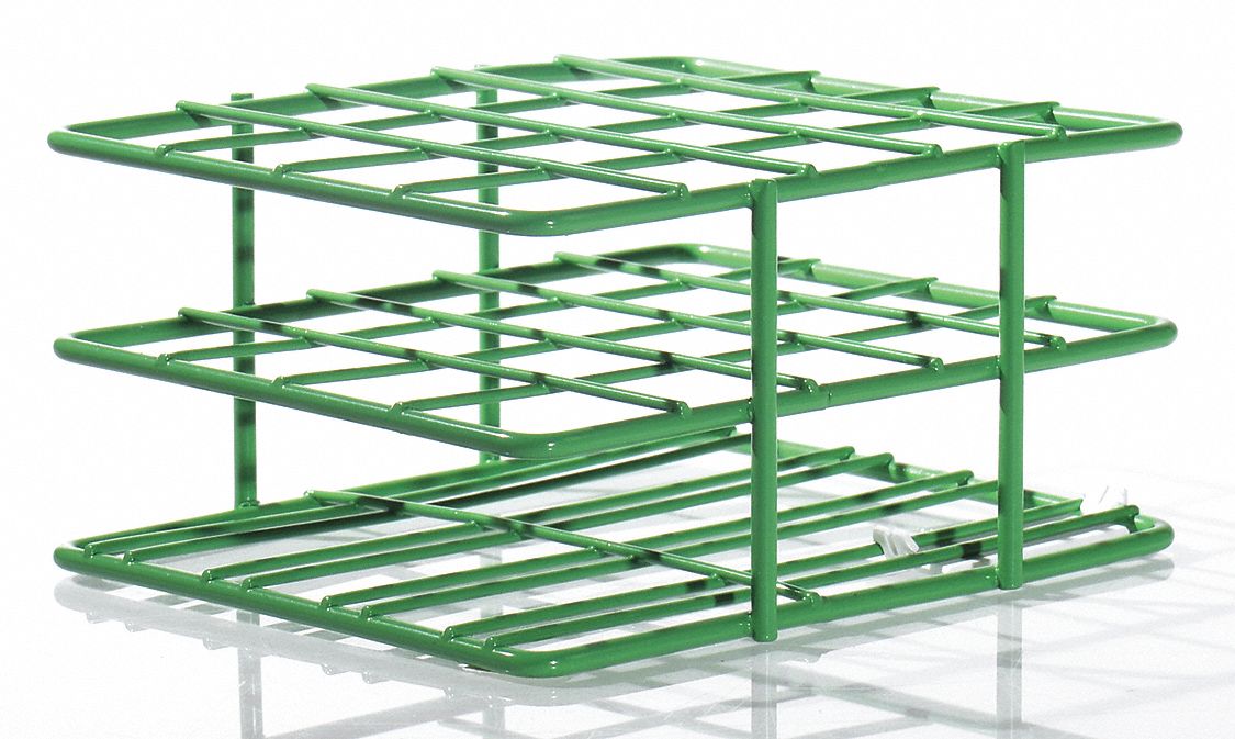 4 1/4 in Overall Wd, 2 1/2 in Overall Ht, Tube Rack - 21TP98|F18788 ...