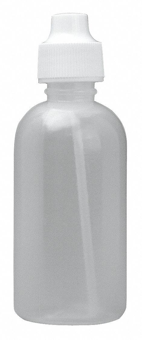 Narrow Mouth Round Indicator Bottle, Dispensing, Plastic, 60mL, Clear ...
