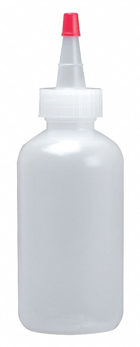 Narrow Mouth Cylindrical Dispensing Bottle, Dispensing, Plastic, 125mL ...