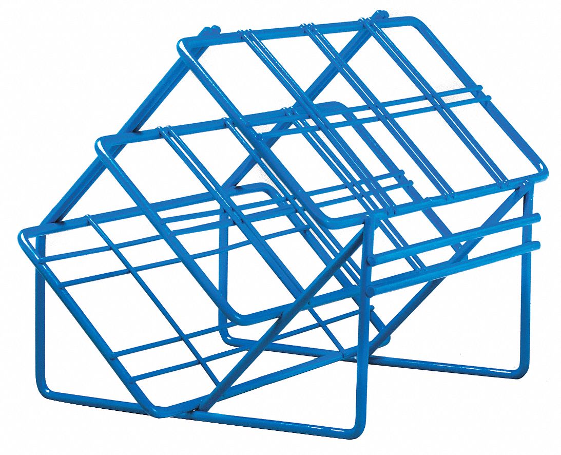 4 3/4 in Overall Wd, 4 3/4 in Overall Ht, Tube Rack - 21TR84|F18794 ...