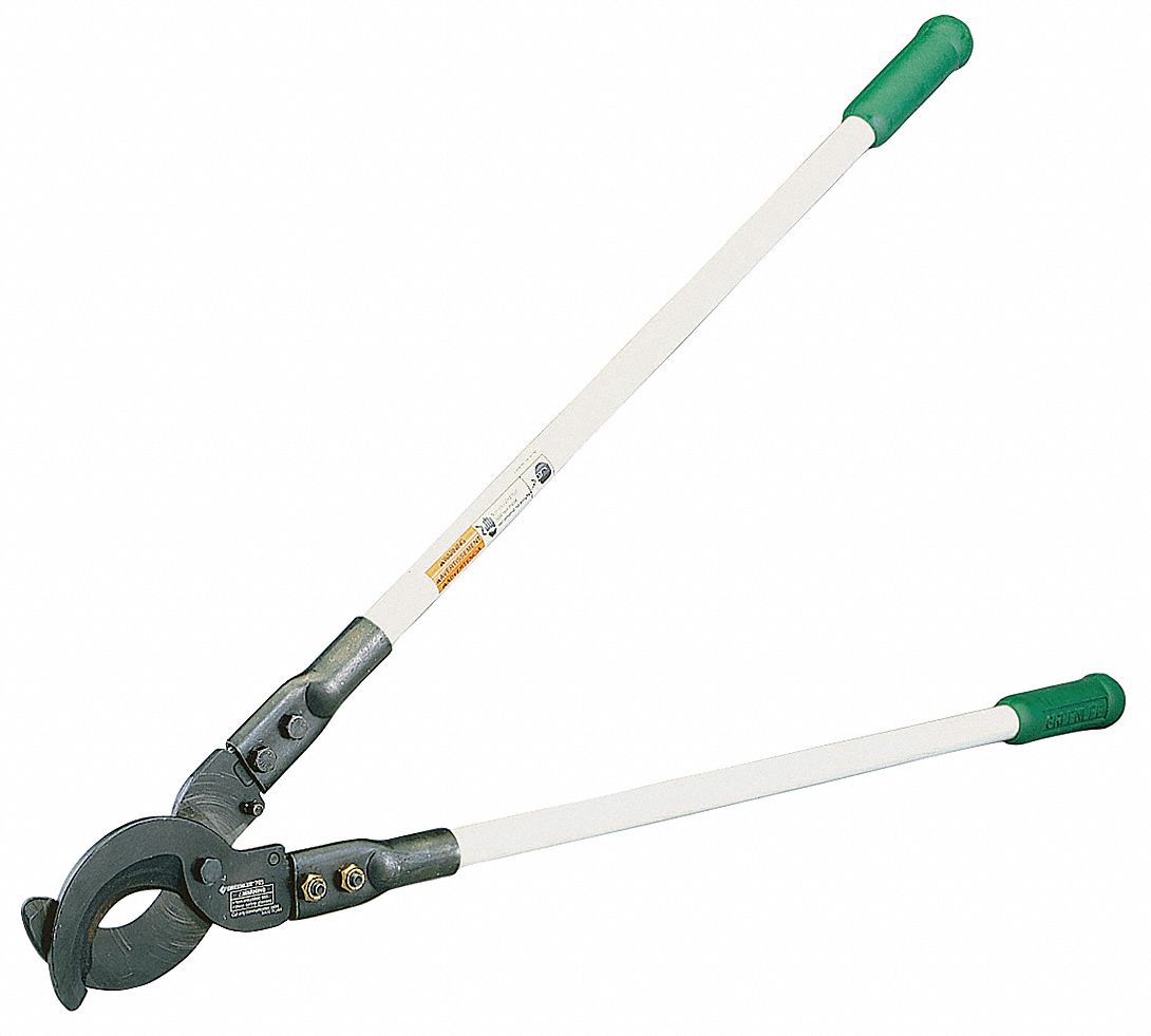 GREENLEE Cable Cutter,37 in Overall Length,Center Cut Cutting Action ...