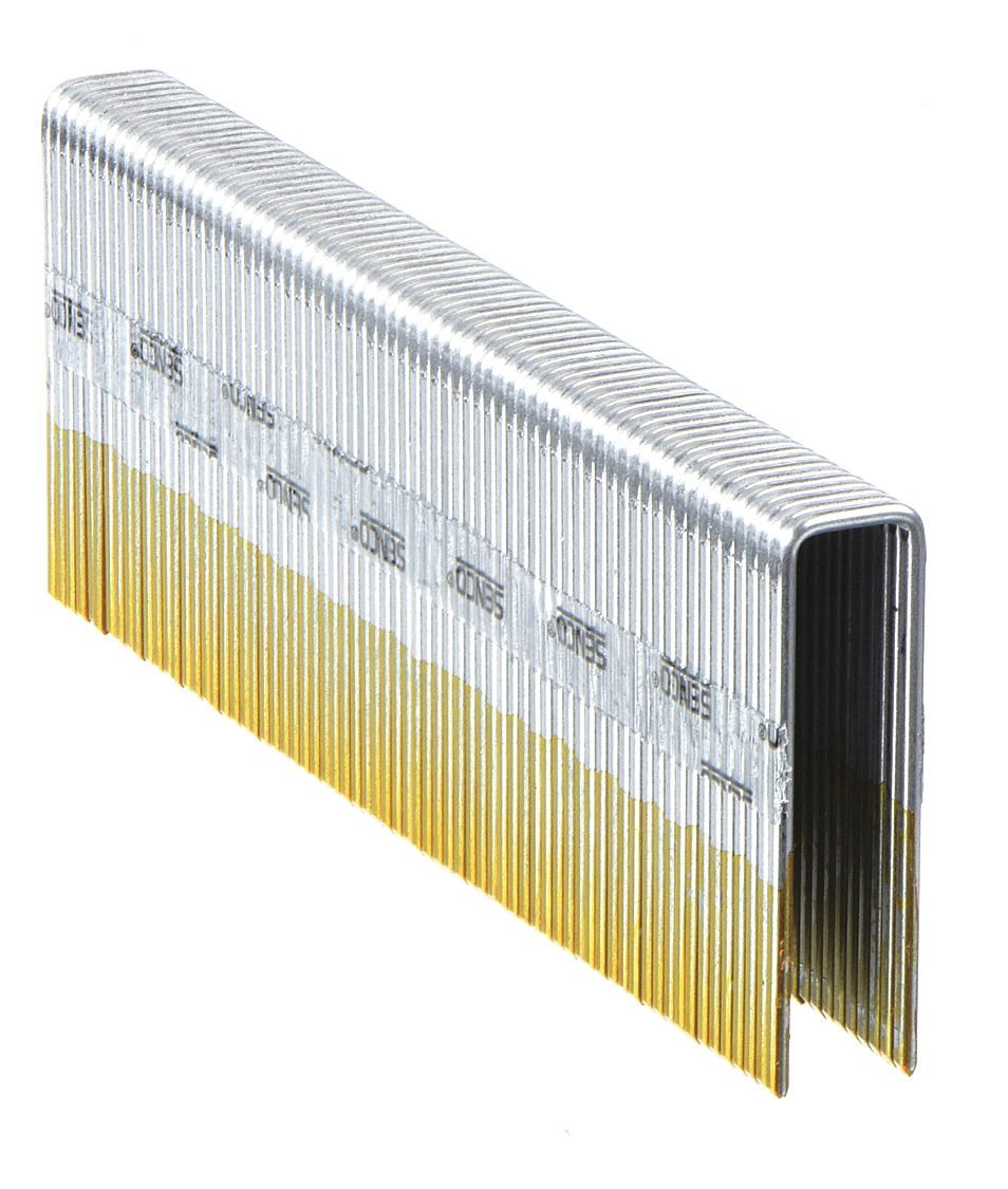 SENCO, Std Flat Staple, 7/16 in Crown Wd, Crown Staples,16 ga,7/16" W ...