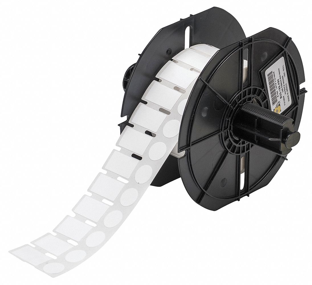 Rectangle, 1/2 in x 59/64 in, Precut Label Roll - 21U413|B33-126-490 ...