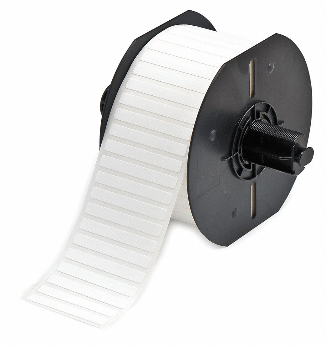 1/4 in x 2 in, Cryogenic Autoclavable Polyester, Precut Label Roll ...