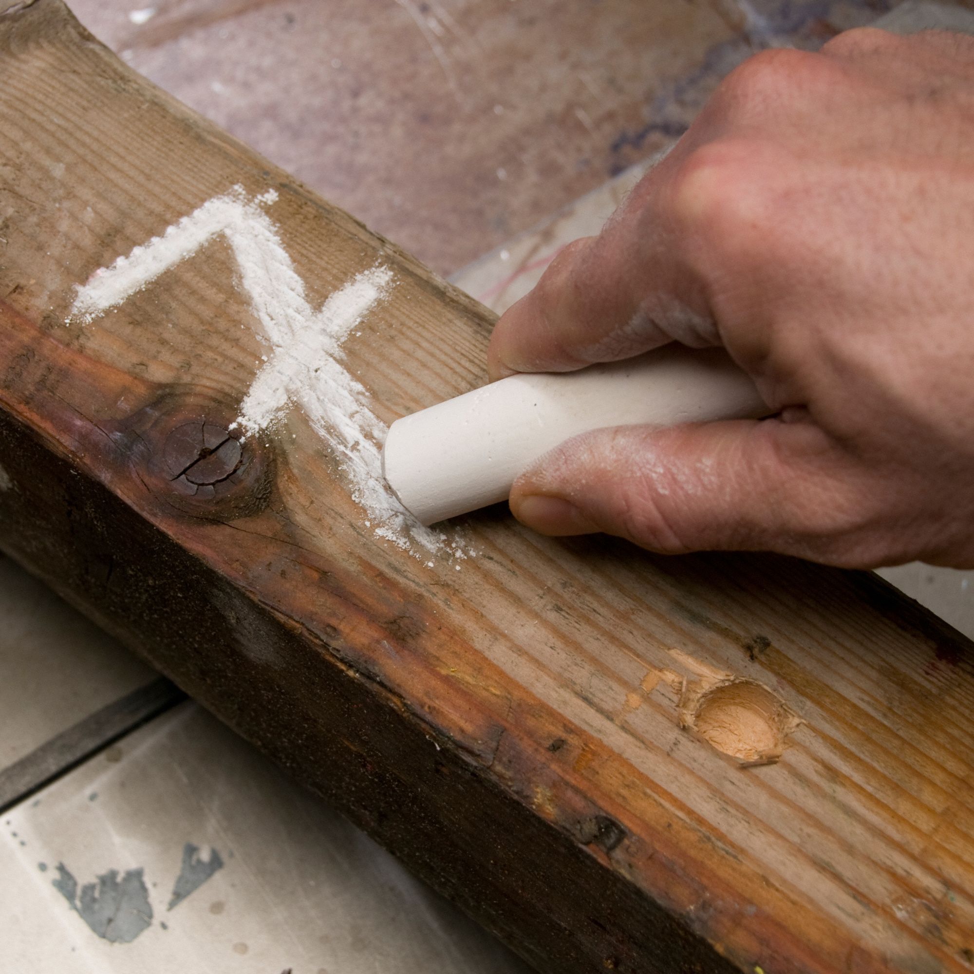 MARKAL Railroad Chalk: Blue, 1 in Tip Size, Round Tip, Immediate, Chalk ...