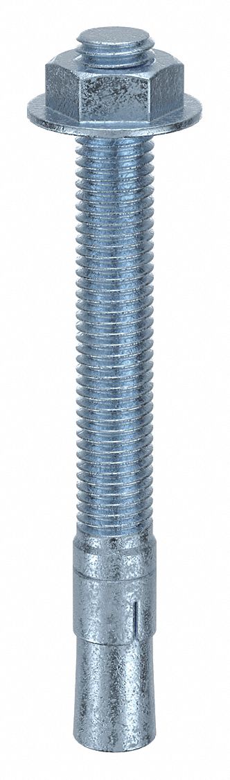 MKT FASTENING, 6 in Overall Lg, 5/8 in Dia, Wedge Anchor - 21U892 ...