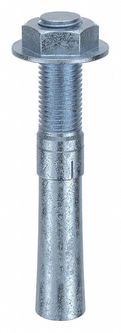 MKT FASTENING, 9 in Overall Lg, 1 1/4 in Dia, Wedge Anchor - 21U910 ...