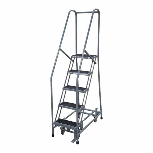 COTTERMAN, 4.2 ft Platform Ht, Partially Assembled, Rolling Ladder ...
