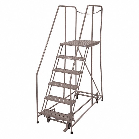 COTTERMAN, 5 ft Platform Ht, Assembled, Rolling Ladder - 21UT09 ... COTTERMAN, 5 ft Platform Ht, Assembled, Rolling Ladder - 21UT09 ...