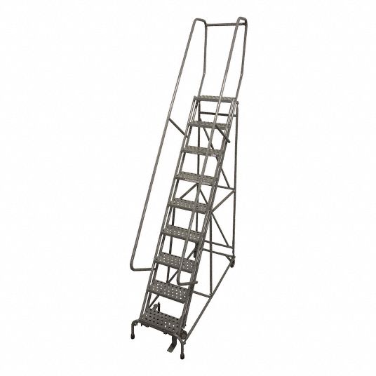 COTTERMAN, 7.5 ft Platform Ht, Assembled, Rolling Ladder - 21UU22 ...
