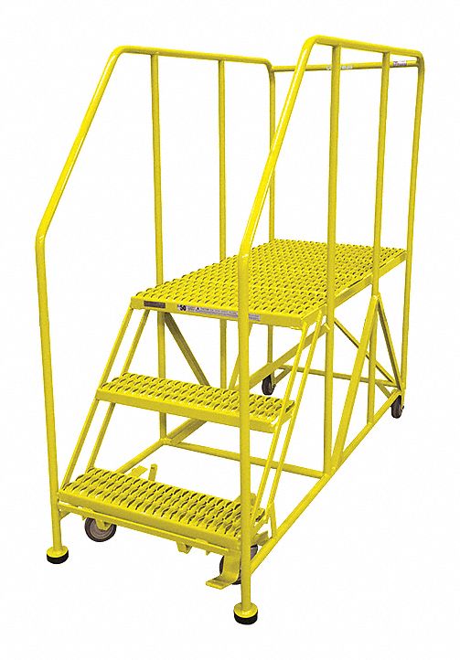 COTTERMAN, 2.5 ft Platform Ht - Max, 24 in x 36 in, Work Platform ...