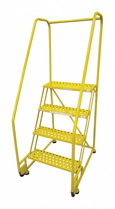COTTERMAN, 3.3 ft Platform Ht, Assembled, Rolling Ladder - 21VD05 ...