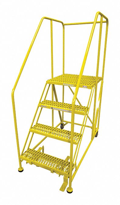COTTERMAN, 3.3 ft Platform Ht - Max, 24 in x 24 in, Work Platform ...