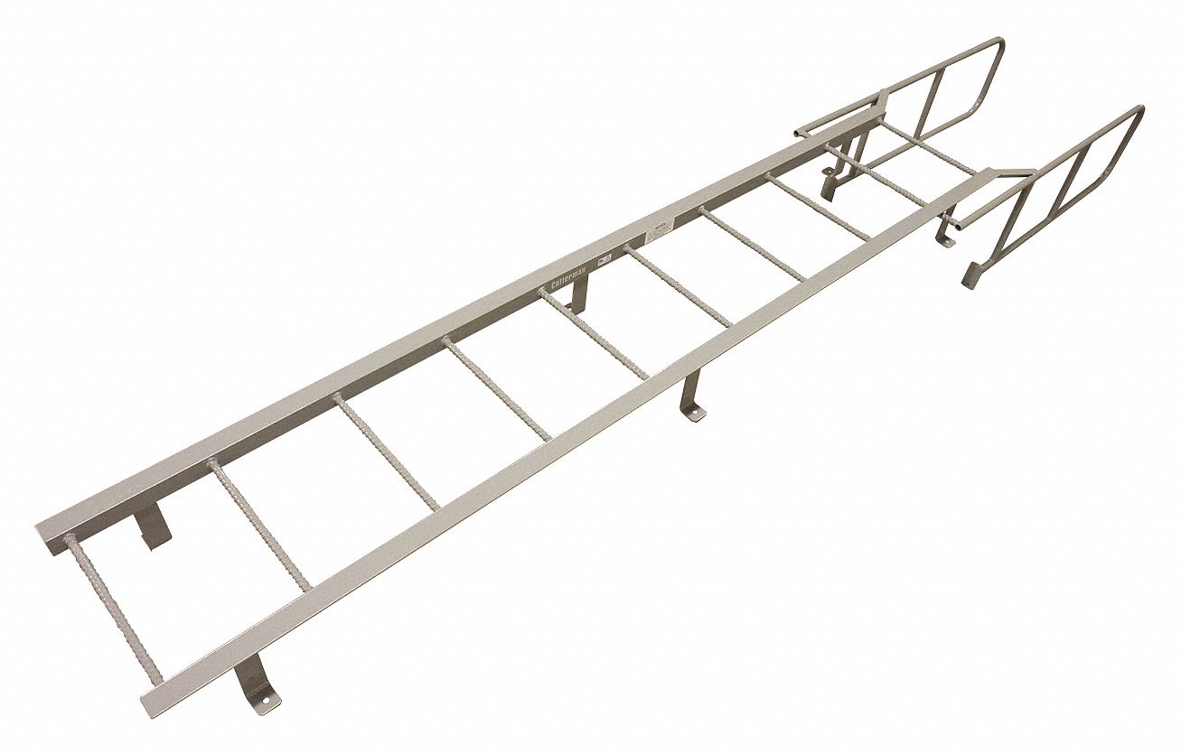 COTTERMAN, 11 ft Overall Ht, 27 in Overall Wd, Fixed Ladder - 21VF31 ...