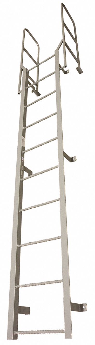 COTTERMAN, 10 ft Overall Ht, 27 in Overall Wd, Fixed Ladder - 21VF29 ...