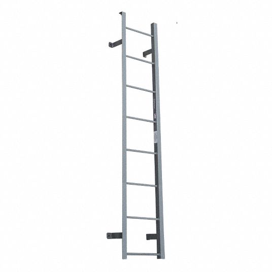 COTTERMAN, 7 ft Overall Ht, 21 in Overall Wd, Fixed Ladder - 21VF30|F8S ...