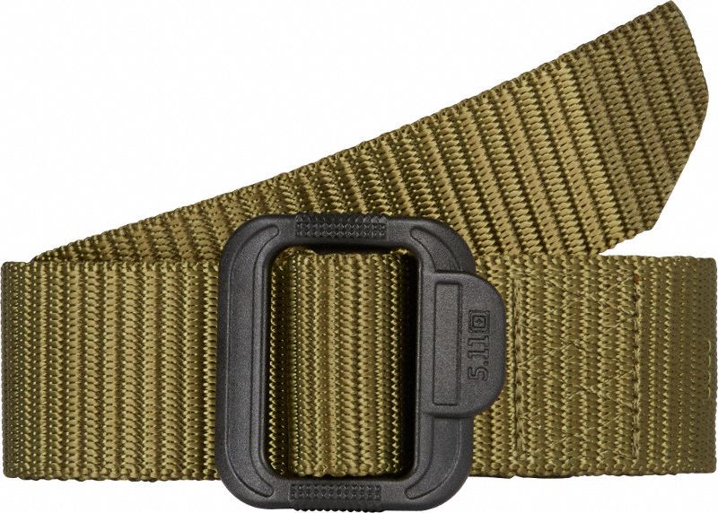 5.11 TACTICAL Belt: M, 1 1/2 ft Wd, TDU Green, 500d Nylon - 21W202 ...