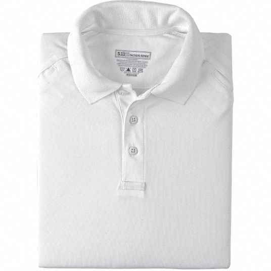 Performance Polo,L,White - Grainger