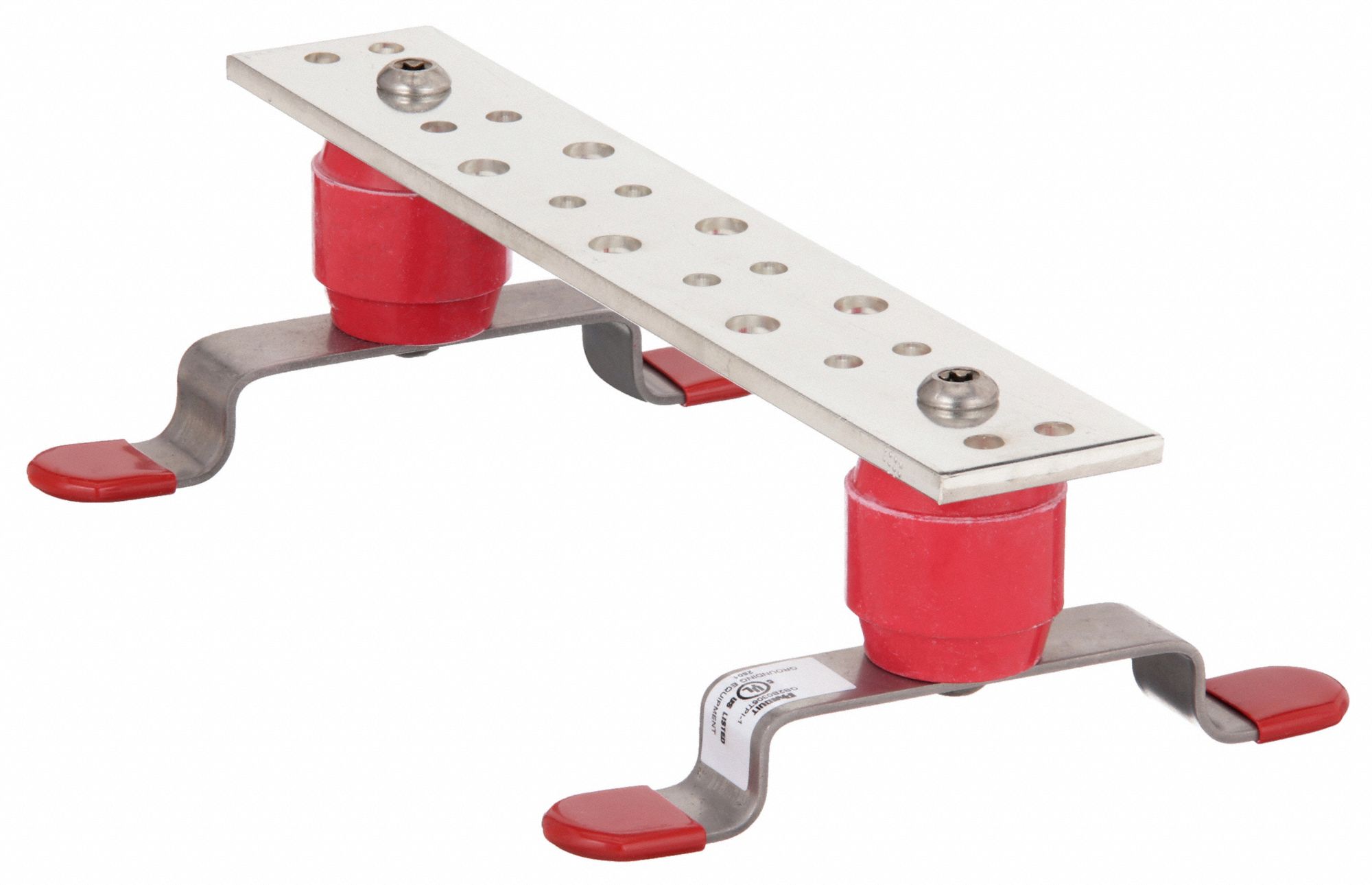 Copper, 12 in Grounding Bar Lg, Grounding Busbar - 21WJ06|GB2B0306TPI-1 ...