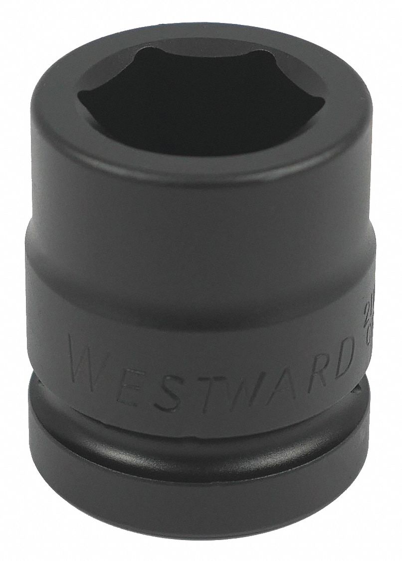 WESTWARD, 1 in Drive Size, SAE, Impact Socket - 21WM22|21WM22 - Grainger