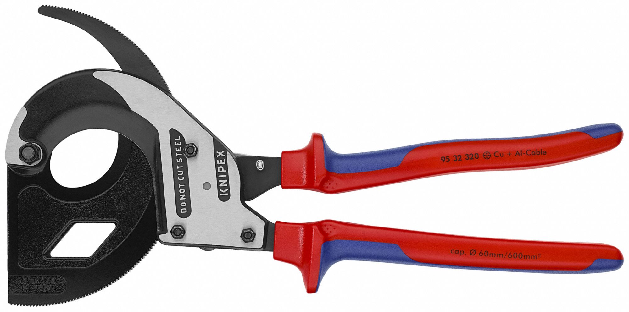 KNIPEX, Multi-Component Handle, Shear, High Leverage Cable Cutter ...