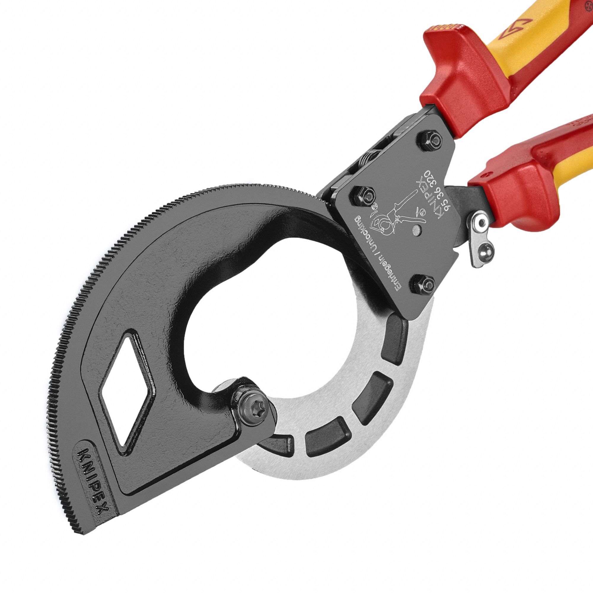 KNIPEX High Leverage Insulated Cable Cutter: Multi-Component, Shear ...