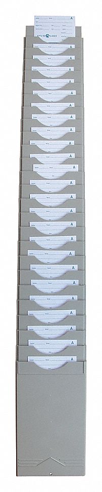 PYRAMID RACK EXPANDING 25 POCKET - Time Card and Badge Racks - PYM400X ...