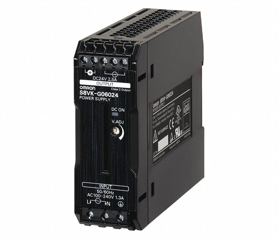 OMRON Fuente de Alimentación DC , Estilo: Conmutación , Montaje: Riel DIN - Suministros de ...
