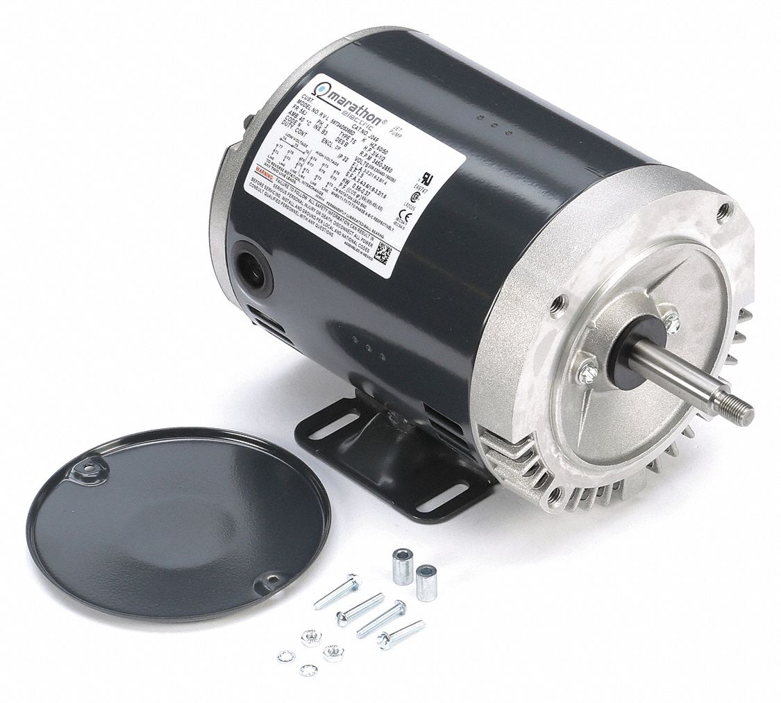 MARATHON MOTORS, Open Dripproof, Face/Base Mounting, Jet Pump Motor ...