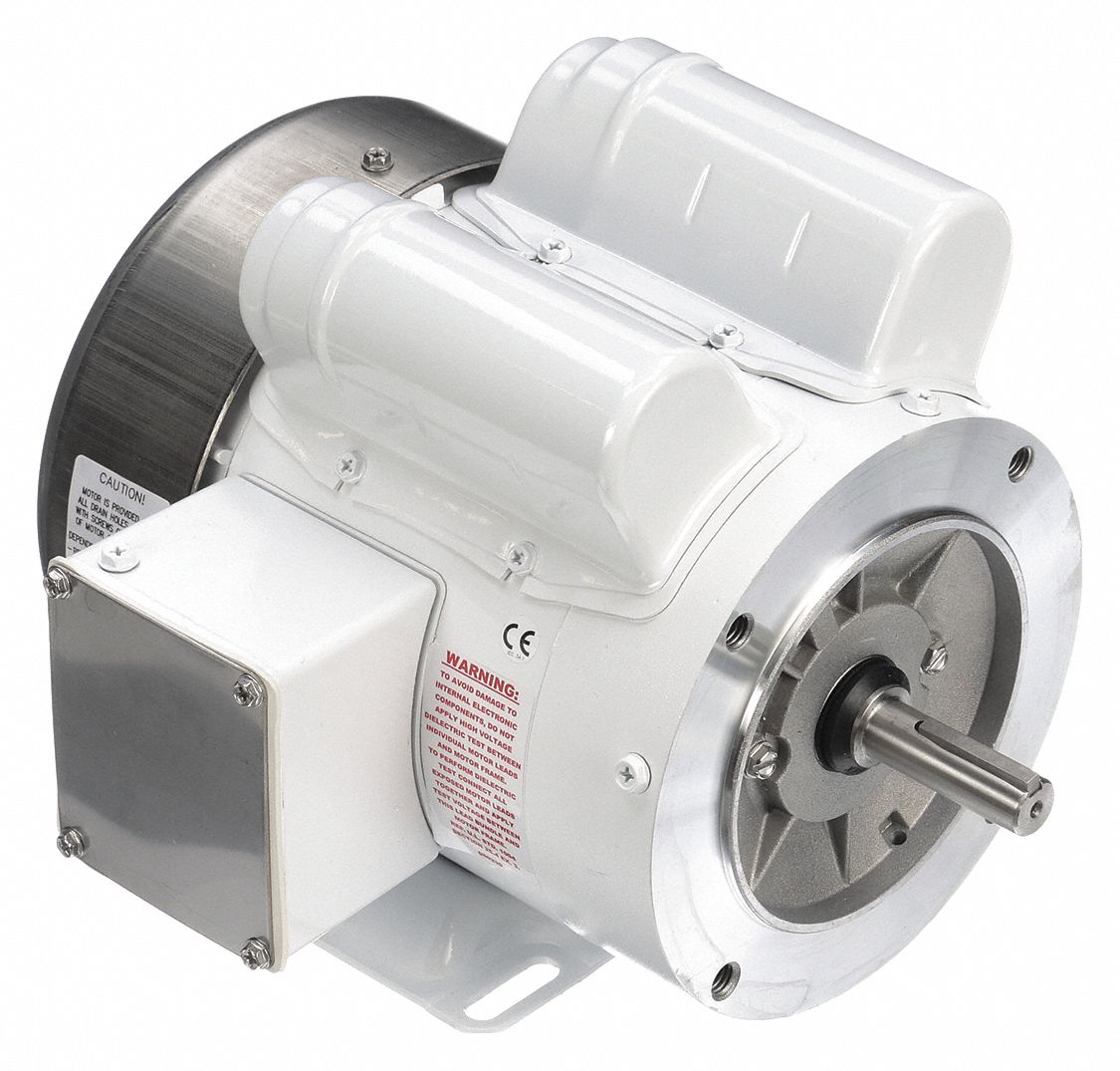 MARATHON MOTORS, Capacitor-Start, 1/3 hp Horsepower, Washdown Motor ...