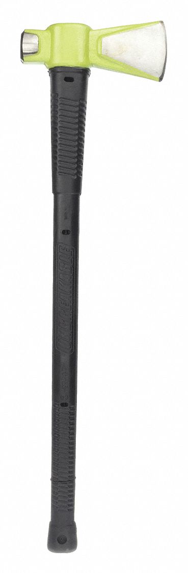WILTON, 32 in Overall Lg, 3 1/4 in Cutting Edge Lg, Splitting Maul ...