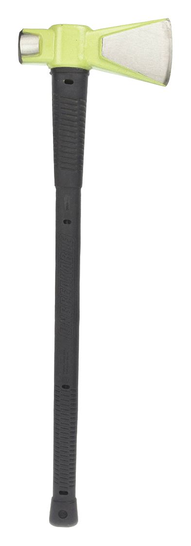 Splitting Maul, Vulcanized Rubber w/Steel Rods Handle Material, 32 in ...