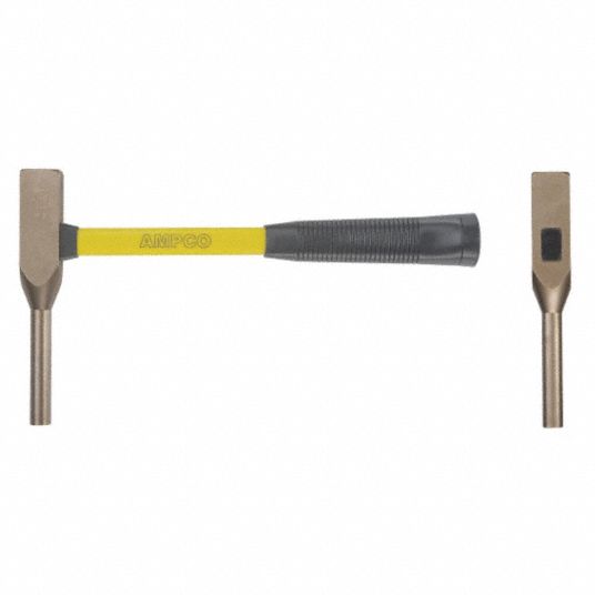 AMPCO Backing Out Hammer: Non-Sparking, 3/8 in Tip Size, 14 in Overall ...