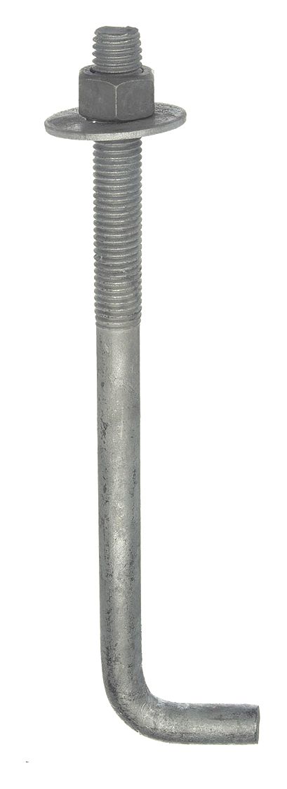 L Hook Anchor, 1 in Dia, Anchor Bolt - 21Y484|45231 - Grainger