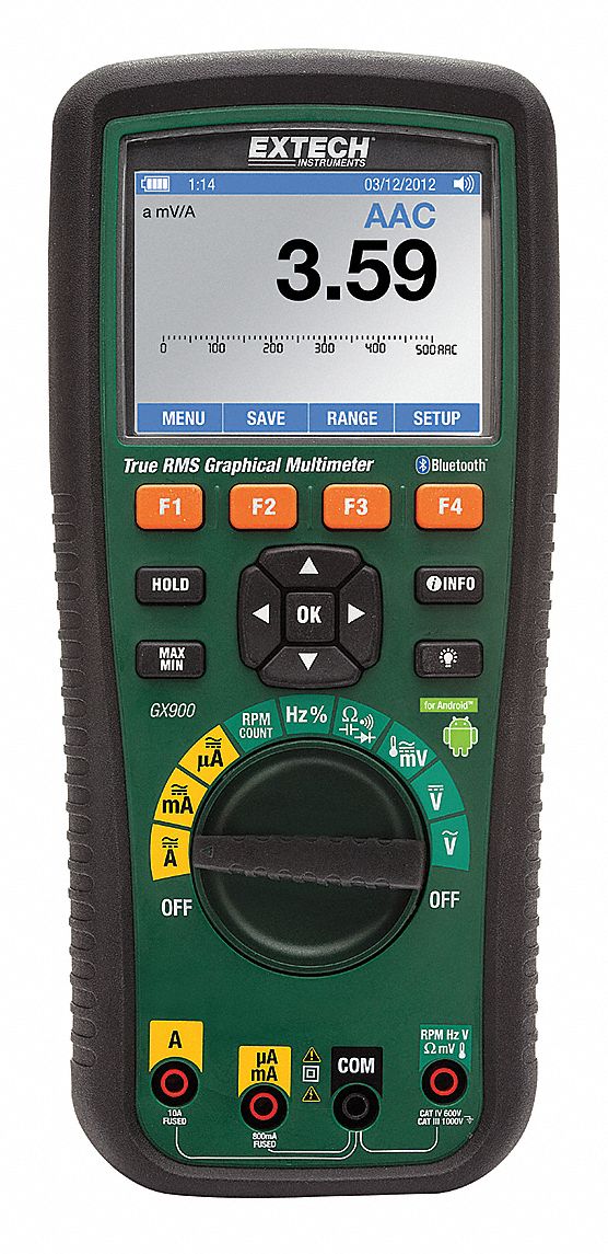 EXTECH Multímetro Digital EXTECH® GX900 1000V 10A 50,000 conteos ...