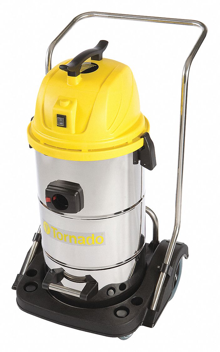 TORNADO, 15 gal Tank Size, Stainless Steel, Shop Vacuum - 21YG57|94232 ...