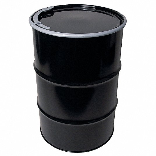GRAINGER APPROVED Transport Drum: Steel, 55 gal, Lever Lock Ring, Black ... GRAINGER APPROVED Transport Drum: Steel, 55 gal, Lever Lock Ring, Black ...