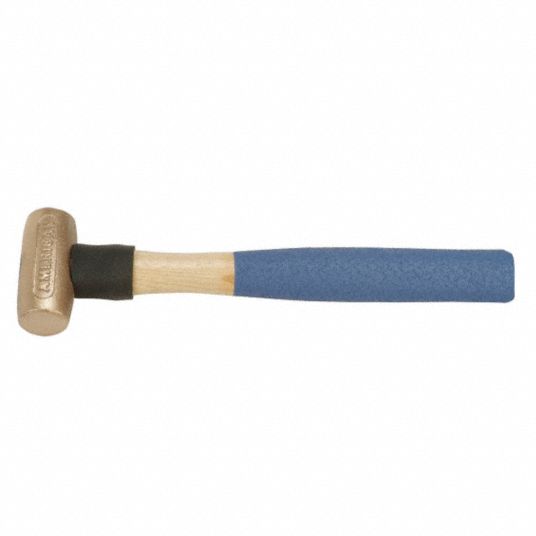 Wood Handle, Textured Grip, Bronze Mallet - 21YU26|AM1BZWG - Grainger