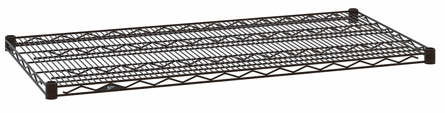METRO, 48 in x 24 in, 4 Shelves, Wire Shelf - 21Z499|2448N-DCH-4 - Grainger
