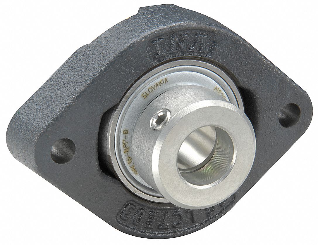 INA, Radial Ball, 40 mm Bore, 2 Bolt Flange Bearing - 21ZF93|FLCTE40-XL - Grainger
