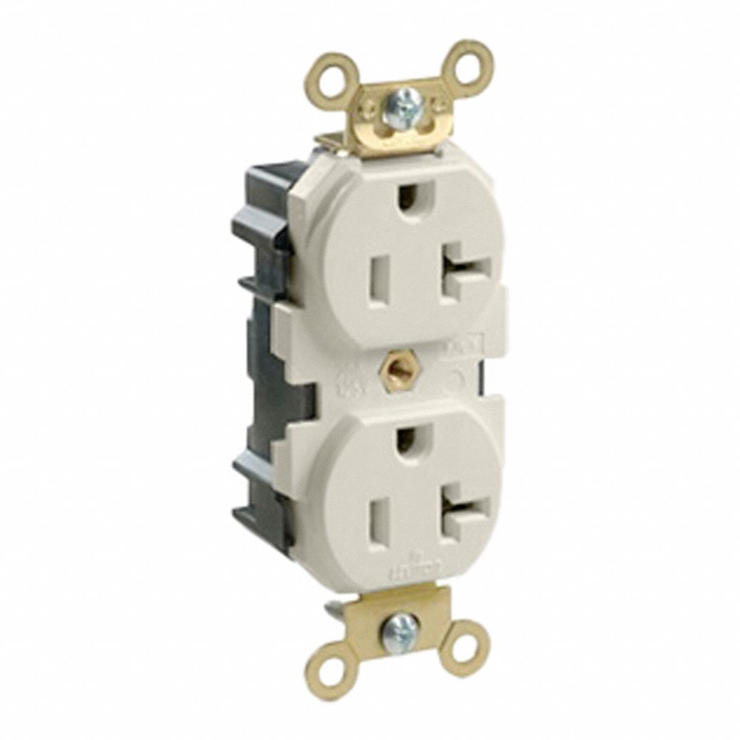 LEVITON, Duplex, Brown, Receptacle - 792UL3|M5362 - Grainger
