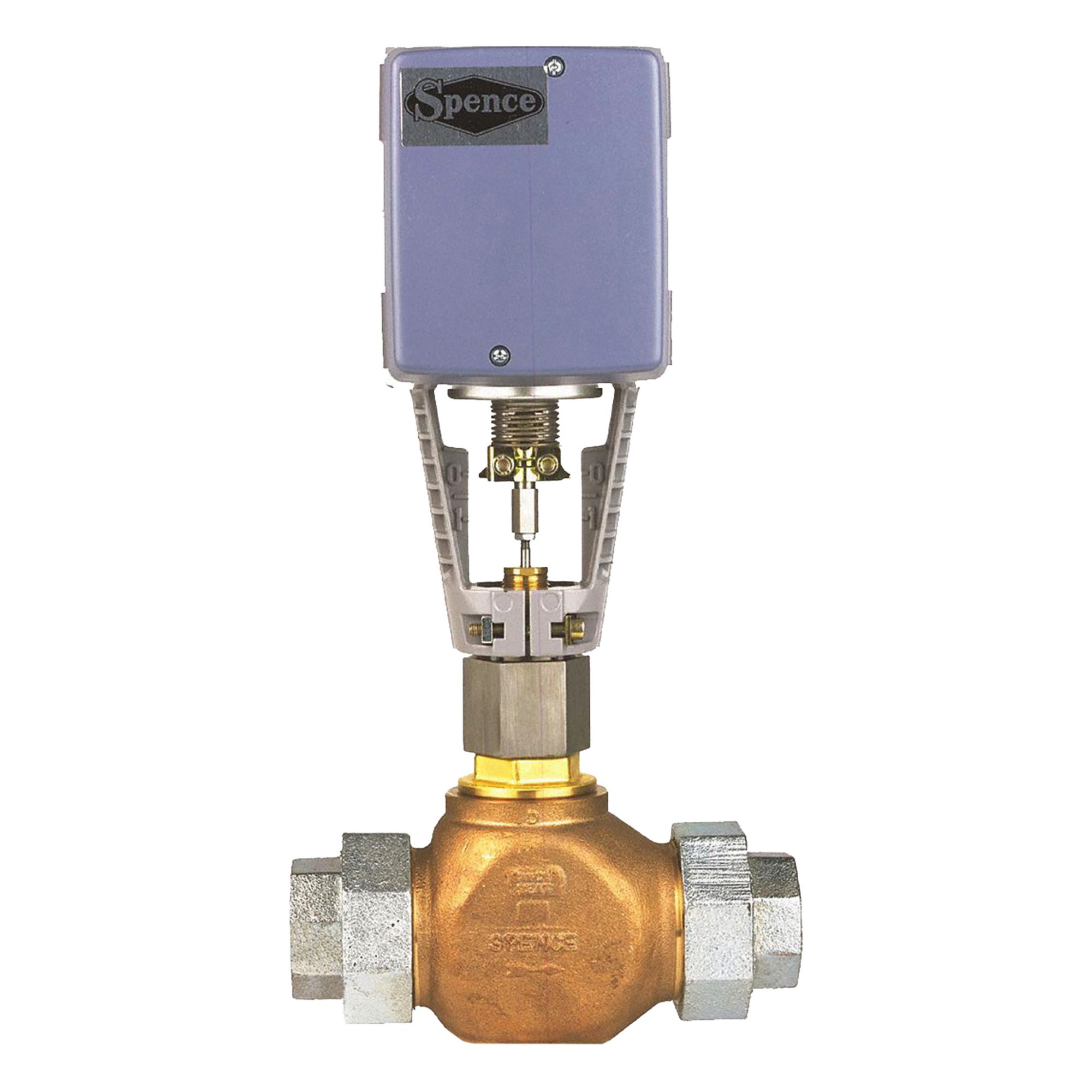 SPENCE, For Fuel/Water Media, Bronze, Electric Globe Control Valve ...