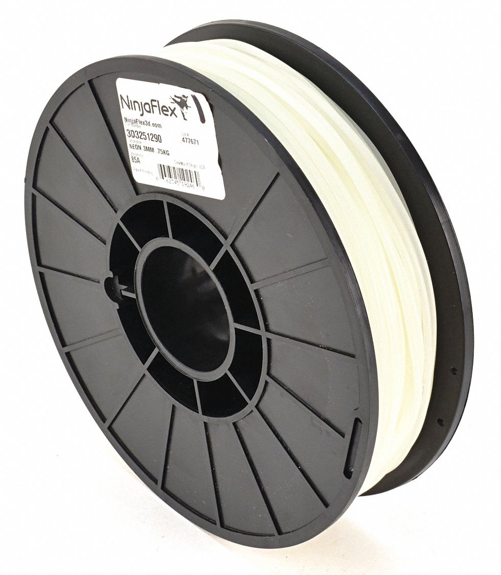 Filament,Neon,3mm,.75kg Reel - Grainger