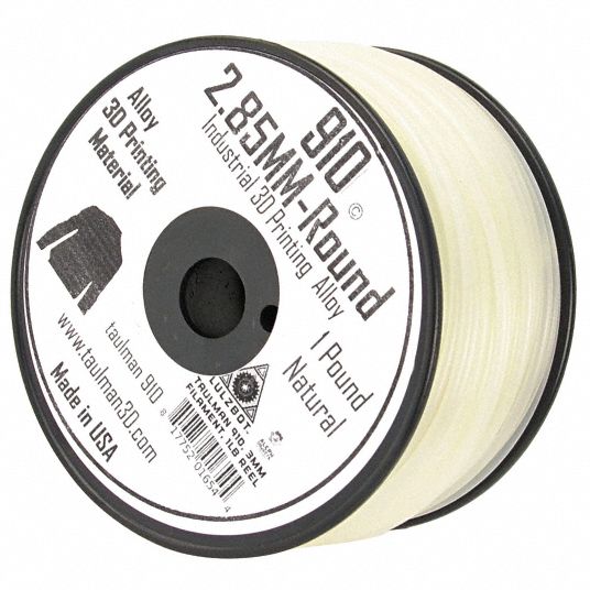 Alloy 910,Natural,3mm Filament,1lb - Grainger