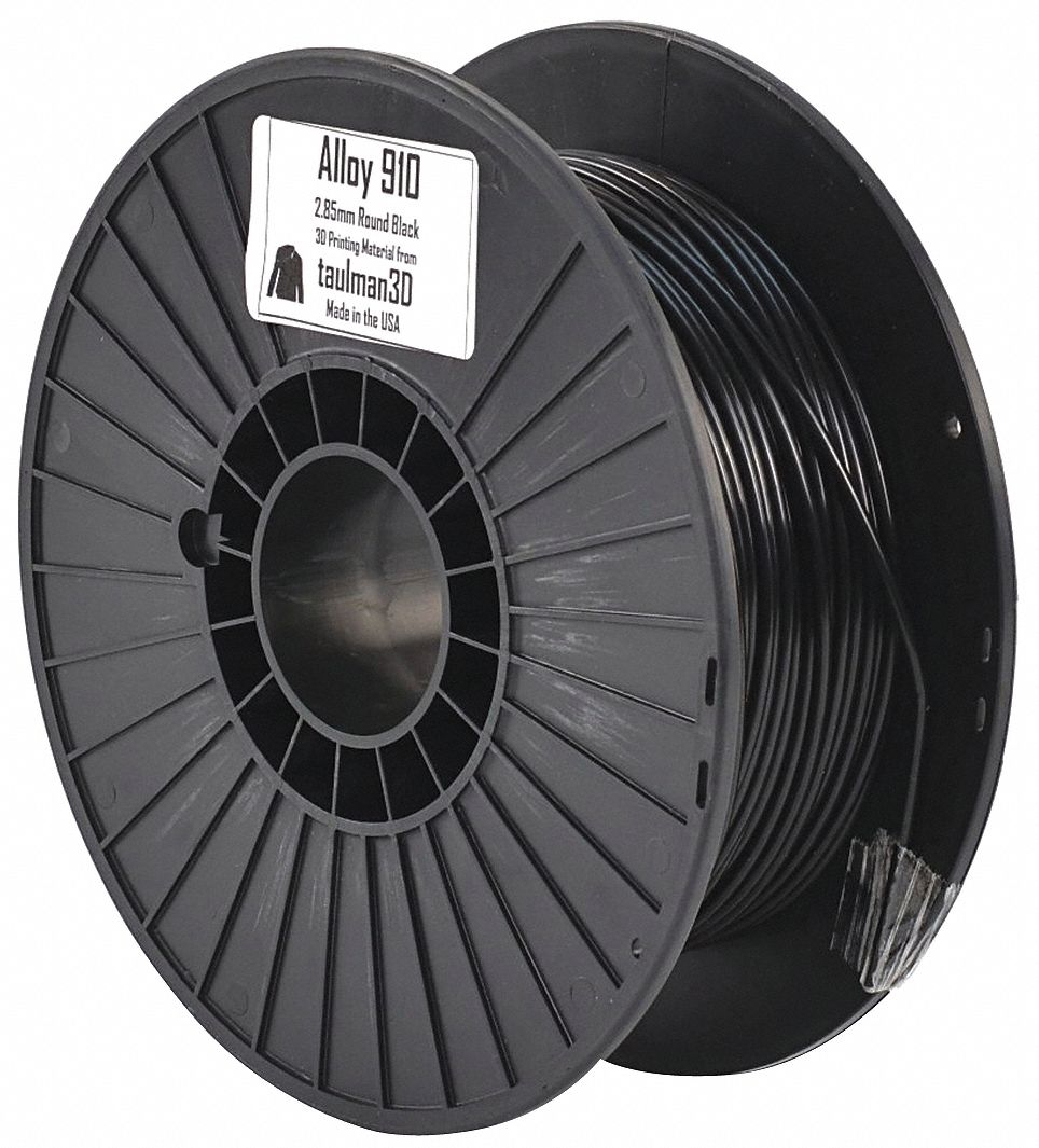 Alloy 910,Black,3mm Filament 1lb - Grainger