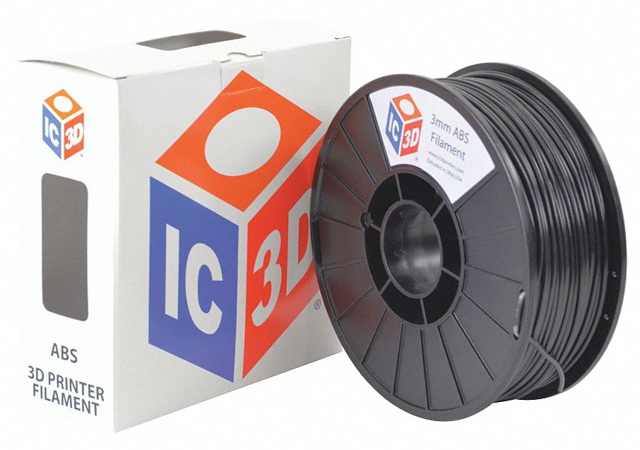 LULZBOT, IC3D, ABS, 3D Printing Filament - 221X67|RM-AB0107 - Grainger