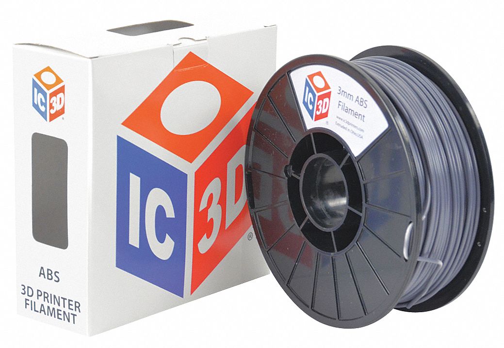 LULZBOT, IC3D, ABS, 3D Printing Filament - 221X70|RM-AB0109 - Grainger