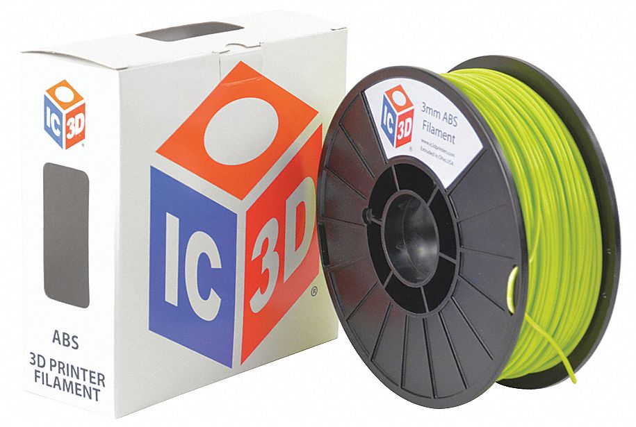 LULZBOT, IC3D, ABS, 3D Printing Filament - 221X71|RM-AB0110 - Grainger