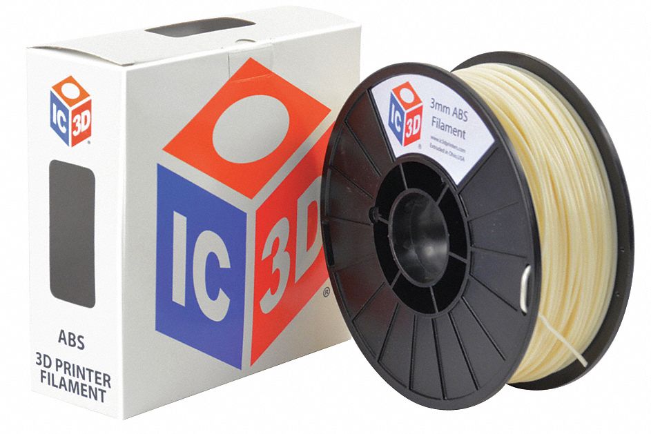 LULZBOT, IC3D, ABS, 3D Printing Filament - 221X72|RM-AB0111 - Grainger