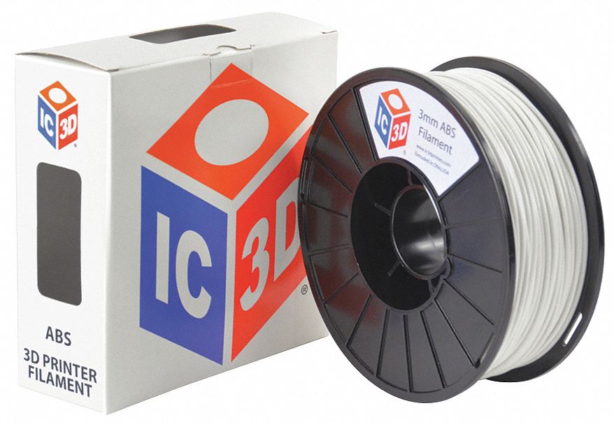 LULZBOT, IC3D, ABS, 3D Printing Filament - 221X75|RM-AB0108 - Grainger